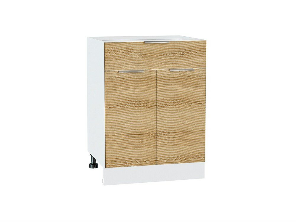 VVT Шкаф нижний с 2-мя дверцами и ящиком Терра W Белый, 600