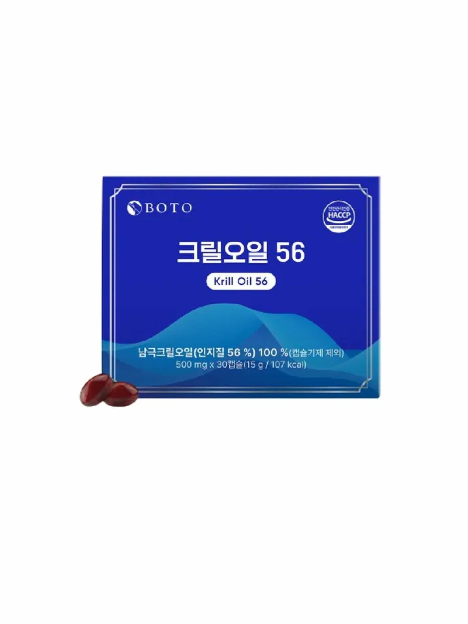 Натуральное Масло Криля 56, 30 таблеток, Корея