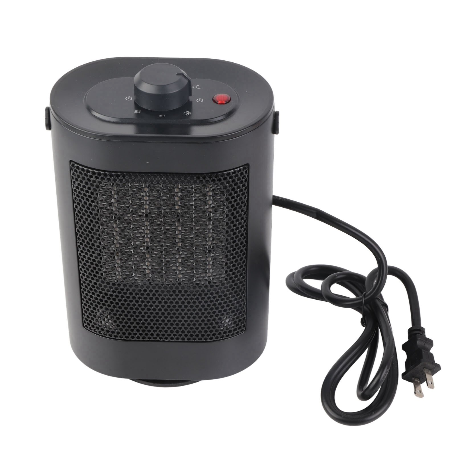 Электрический керамический тепловентилятор мощностью 1500 Вт, 3 режима работы, низкий уровень шума, защита от перегрева, подходит для дома и комнаты, вилка стандарта США, 110 В.