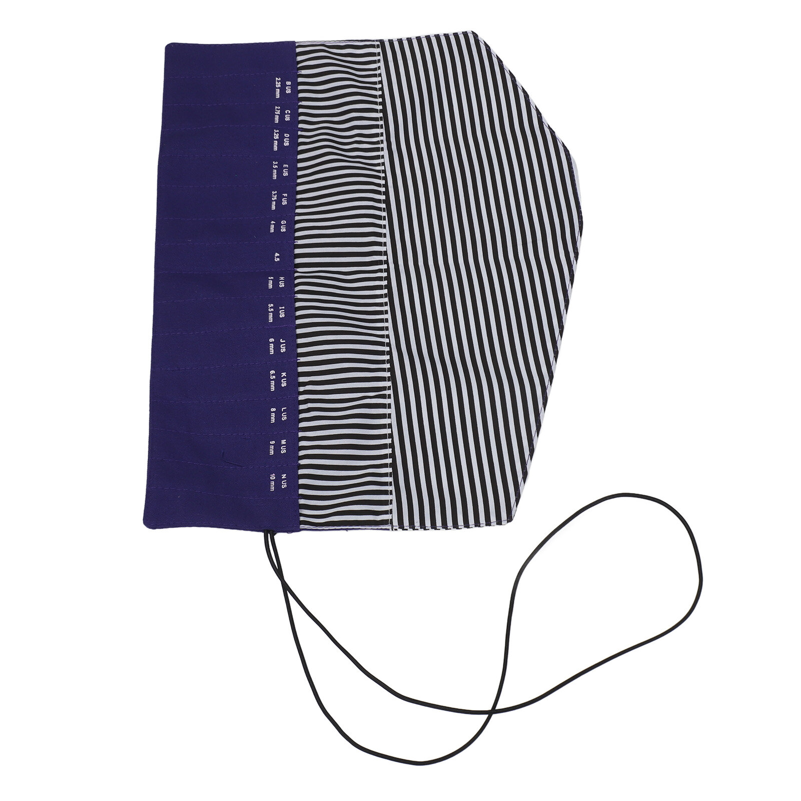 Крючок для вязания, органайзер на колесиках, складной, ткань Оксфорд, портативный, сворачивающийся, держатель для спиц, чехол для вязальных принадлежностей, фиолетовый