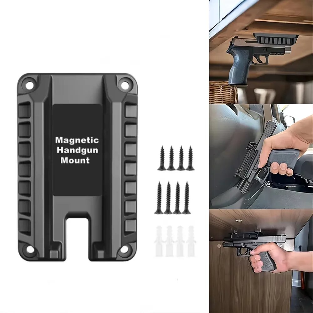 Магнитный держатель для пистолета, черный, Style A 1PC