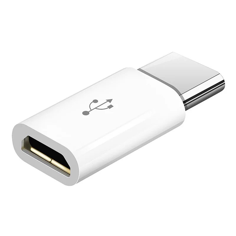Переходник USB Type C «Мама»-«папа» Micro USB White micro to typeC
