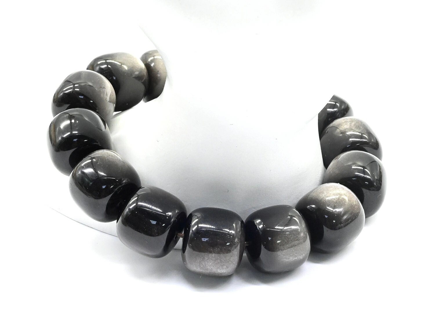 Браслет, обсидиан