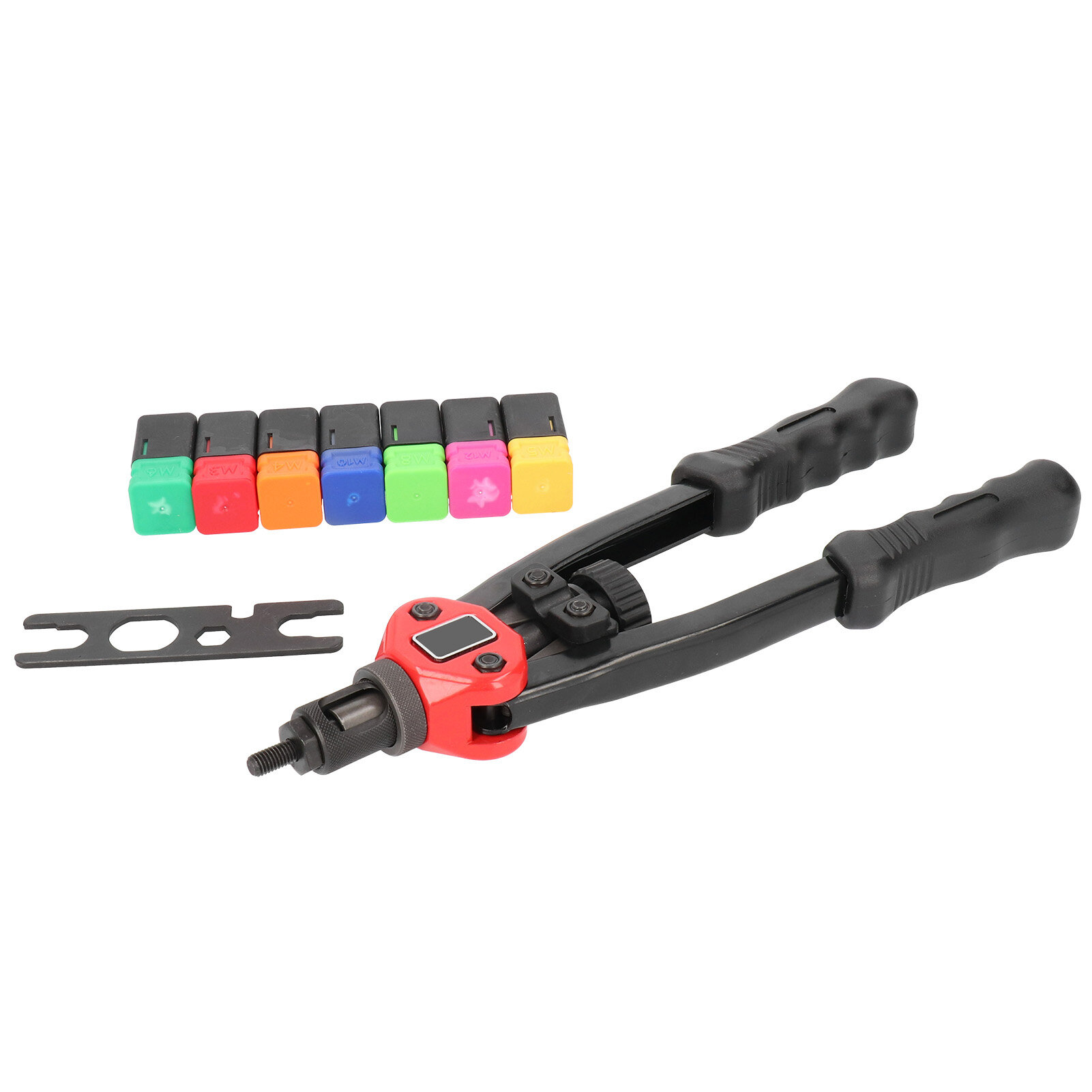 Ручной заклепочный пистолет BT605, комплект для тяжелых работ, изготовлен из железного сплава, простой в использовании автоматический заклепочный инструмент.