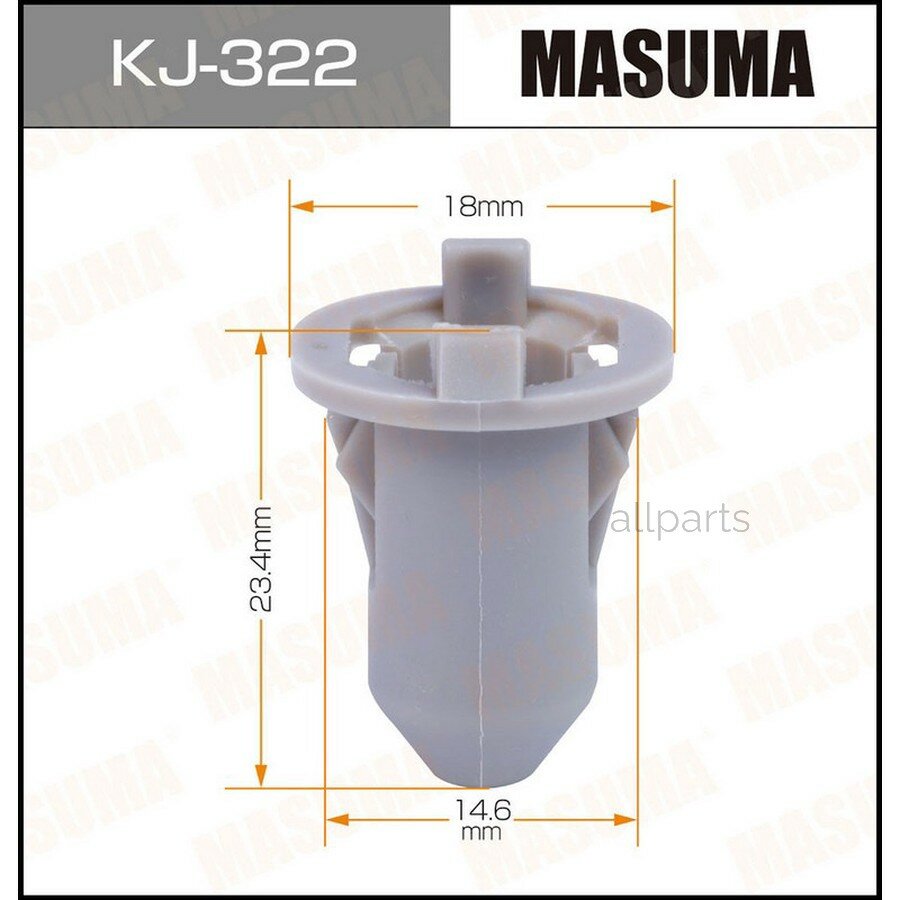 MASUMA KJ322 клипса крепежная 322-KJ