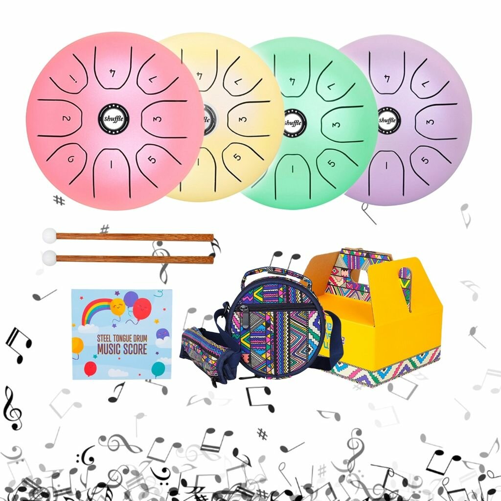 5.5-дюймовый ханг-барабан с палочками