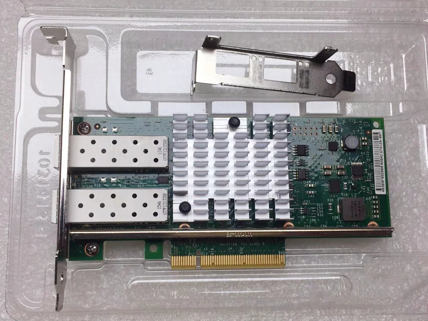 RAINBOWL X520-DA2 Ethernet сетевая карта Both baffle