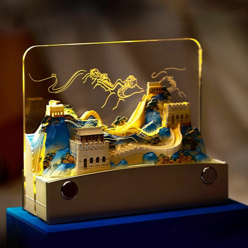 Календарь 3Д, отрывной календарь, блокнот объемный