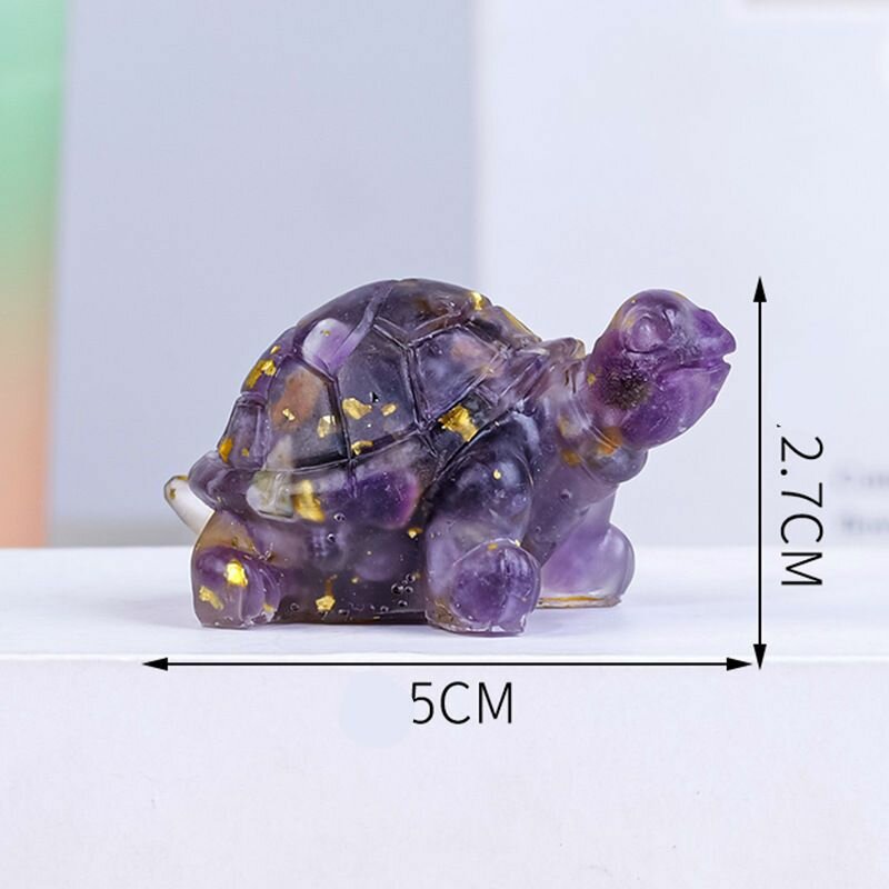 1 шт. Статуэтка хрустальной черепахи