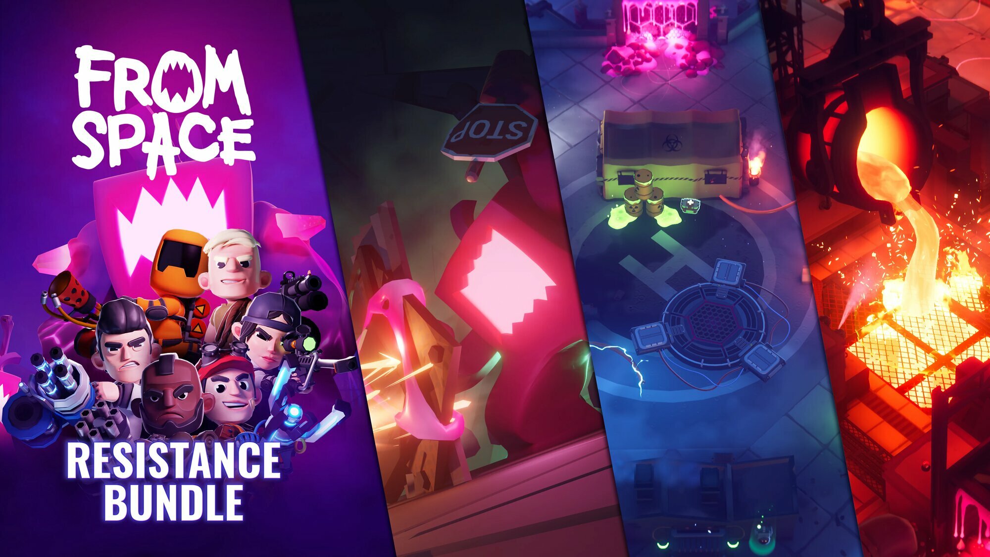 From Space Resistance Bundle для Sony PlayStation | PS4 и PS5 на русском языке | Игра навсегда | Быстрая доставка (Турция)