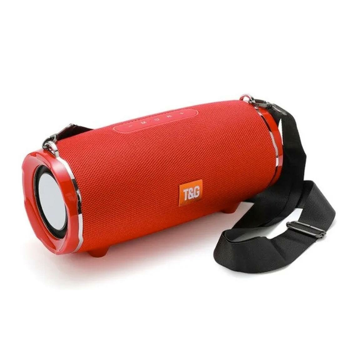 Беспроводная портативная колонка, Bluetooth, 4400 мАч, 21-50 Вт, красный