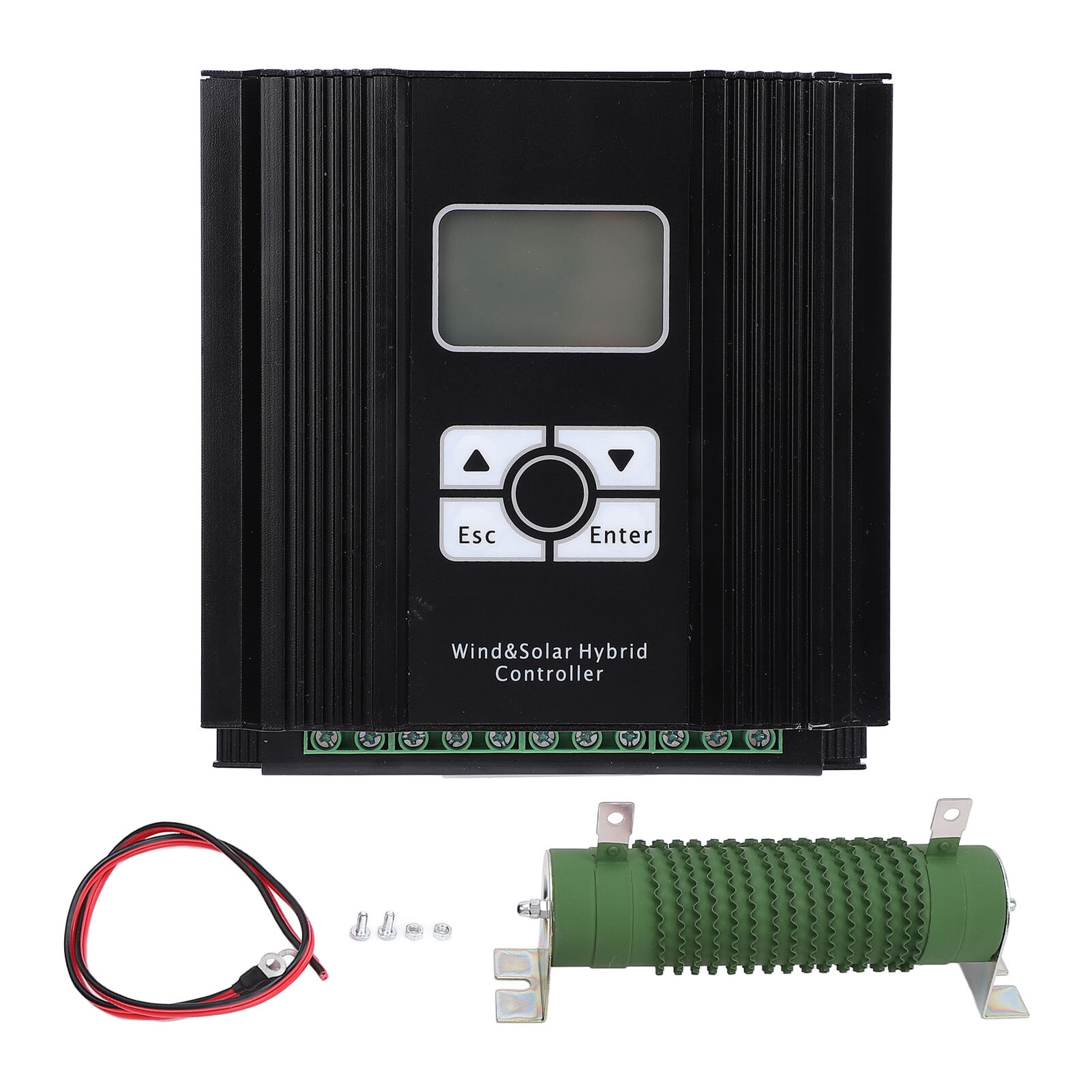 48 В гибридный контроллер ветро-солнечного заряда 400 Вт ЖК-дисплей MPPT Контроллер ветро-солнечного заряда 600 Вт вентилятор