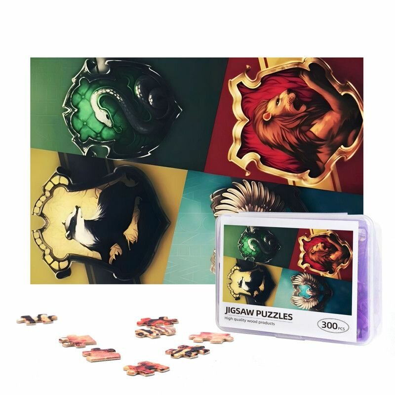 Hogwarts Деревянный пазл Гарри Поттер Деревянные пазлы Хогвартс Harry Potter