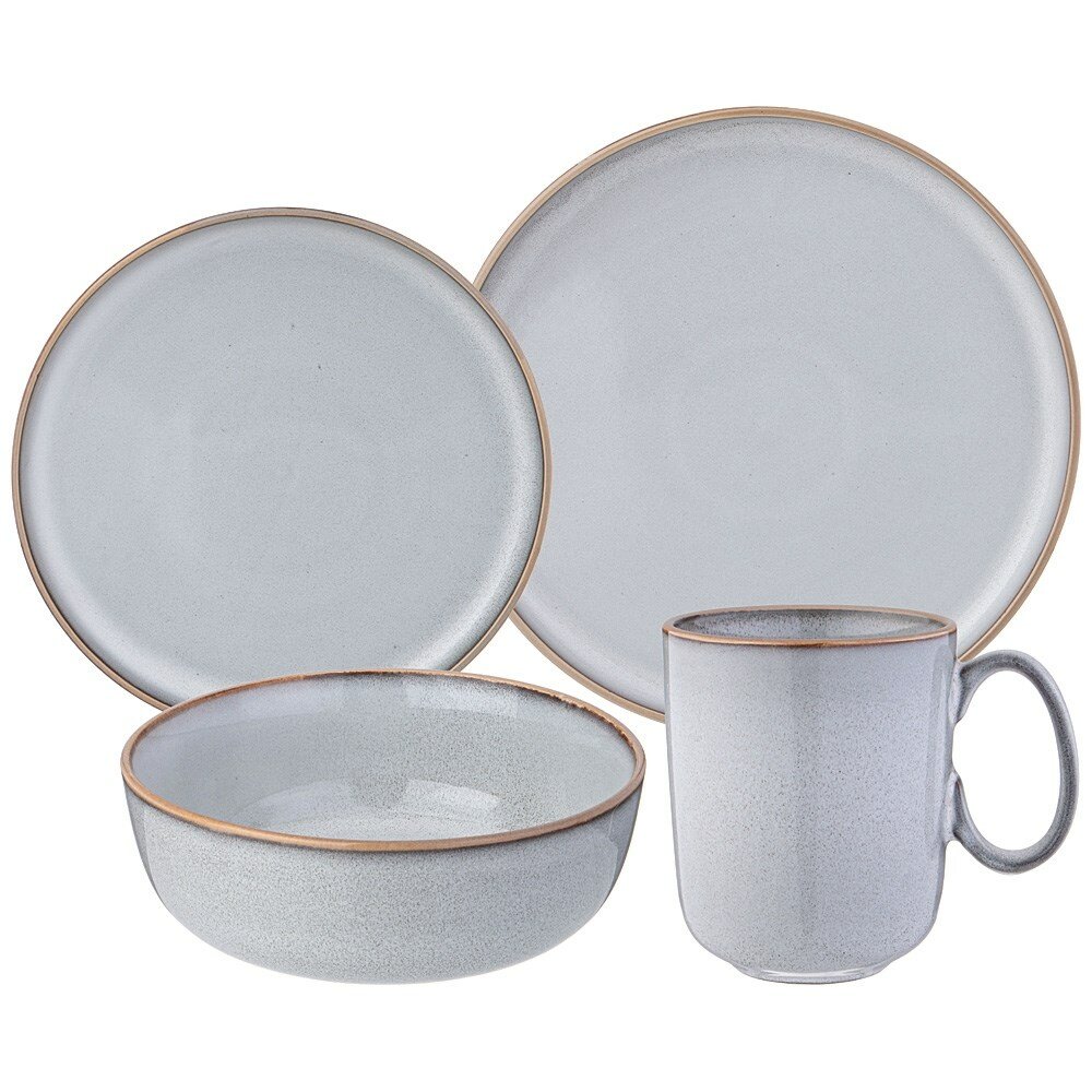 Набор посуды обеденный bronco "Modern sand" на 4 пер. 16 пр.