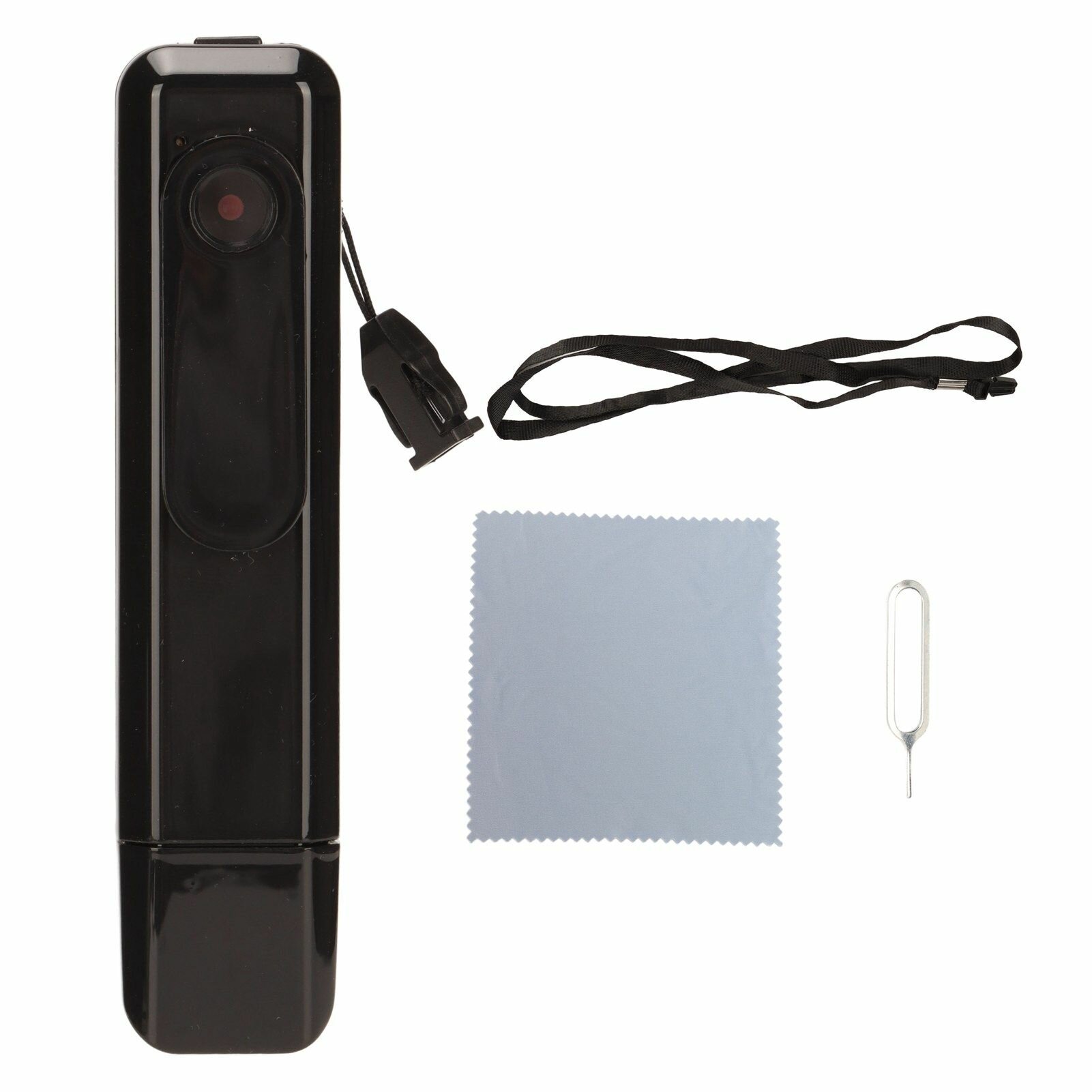 Mini HD 1080p Camera Camera с 30 кадров в секунду по петлям, одна операция с ключом, портативный USB, водонепроницаемый, 2 -дюймовый ЖК -экран
