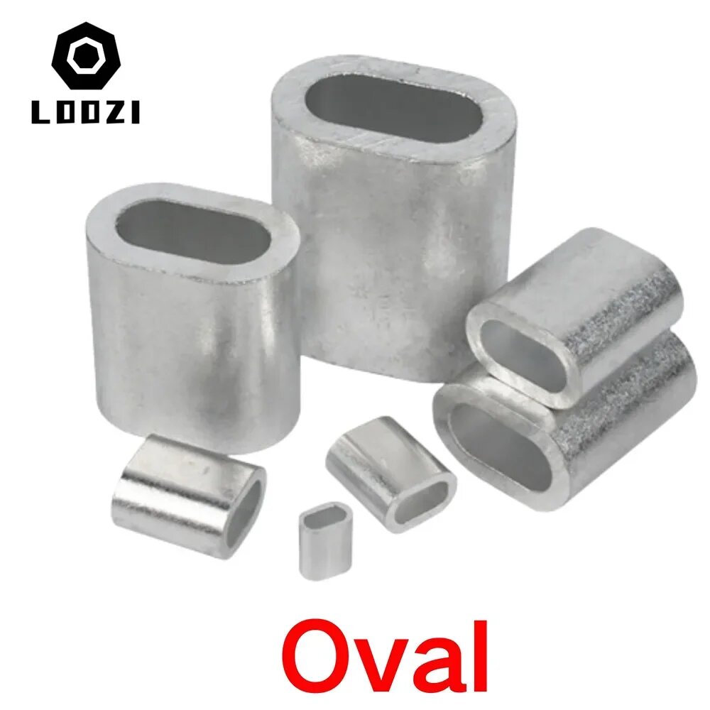 Обжимные втулки Oval 8.0mm (5шт)