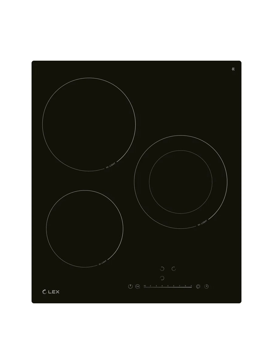 Индукционная варочная панель LEX EVI 431A BL (CHPE000034) независимая, черный