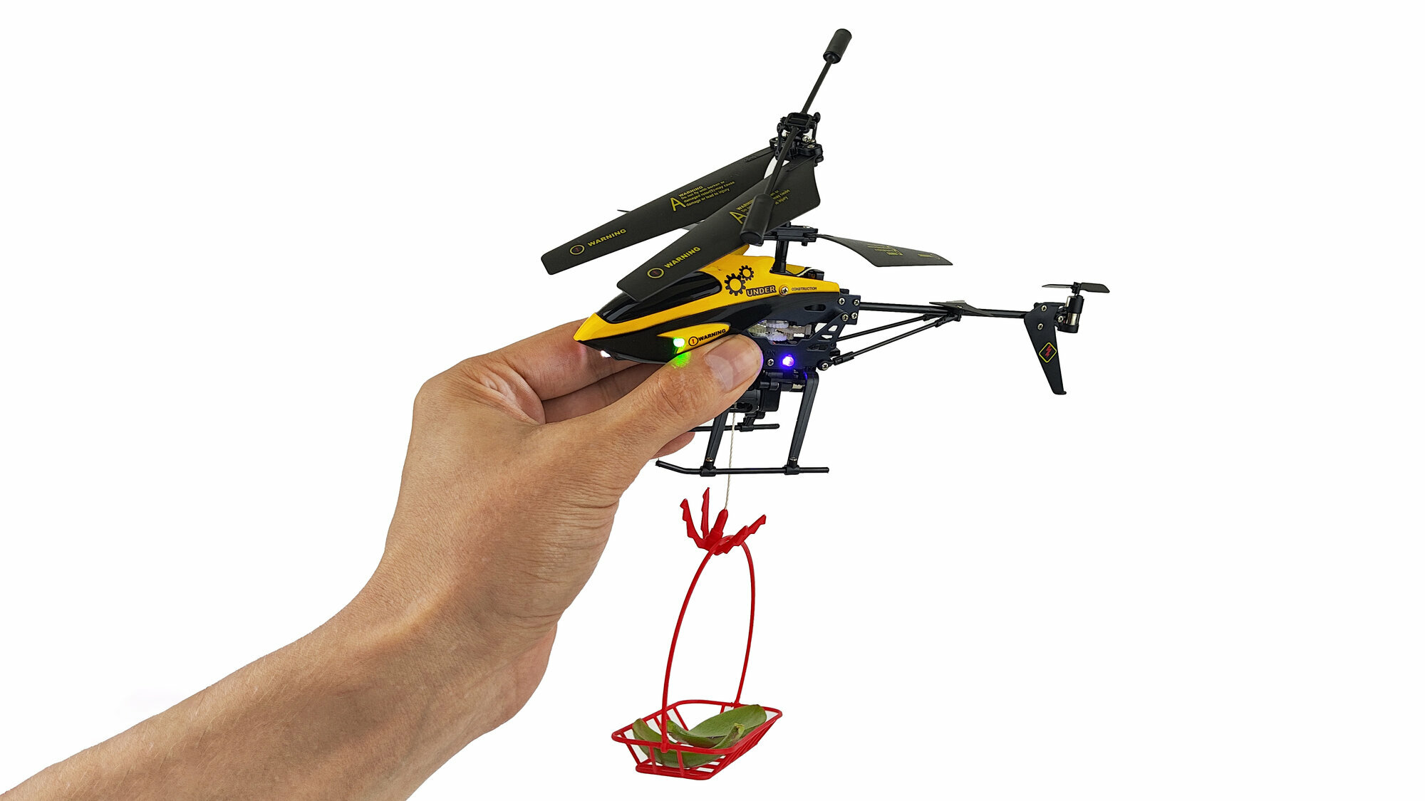 Радиоуправляемый вертолет Under With Basket ИК-управление WL Toys V388