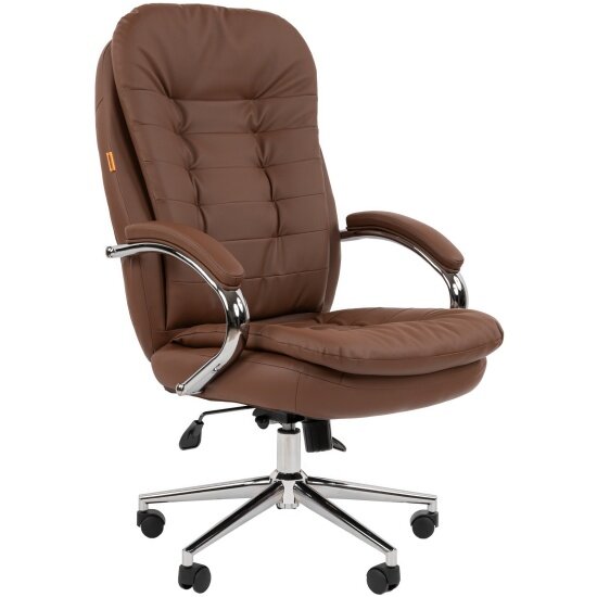 Кресло офисное Chairman 795 ЭКО Россия экокожа коричневый