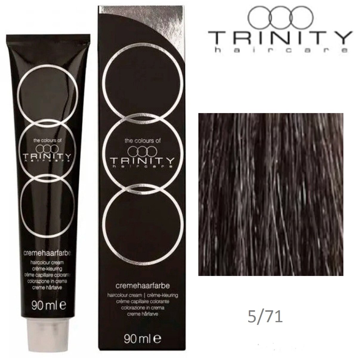 Trinity The Color of Trinity Стойкая крем краска 5/71 шоколад 90 мл