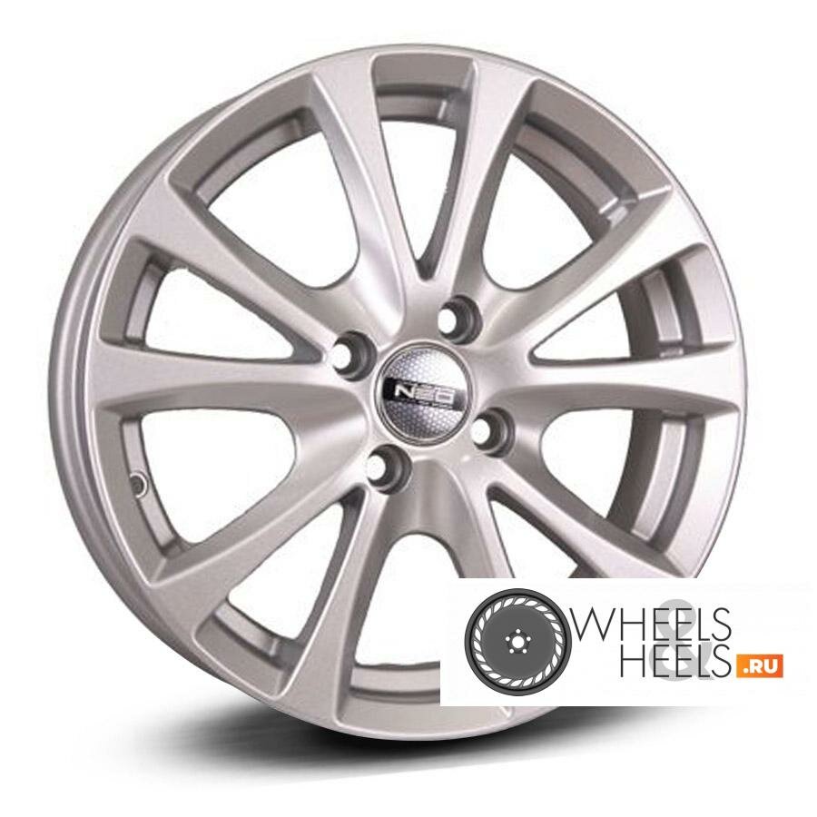 Диск автомобильный литой NEO 509 15x6 4x108 et50 dia63.4 Серебристый