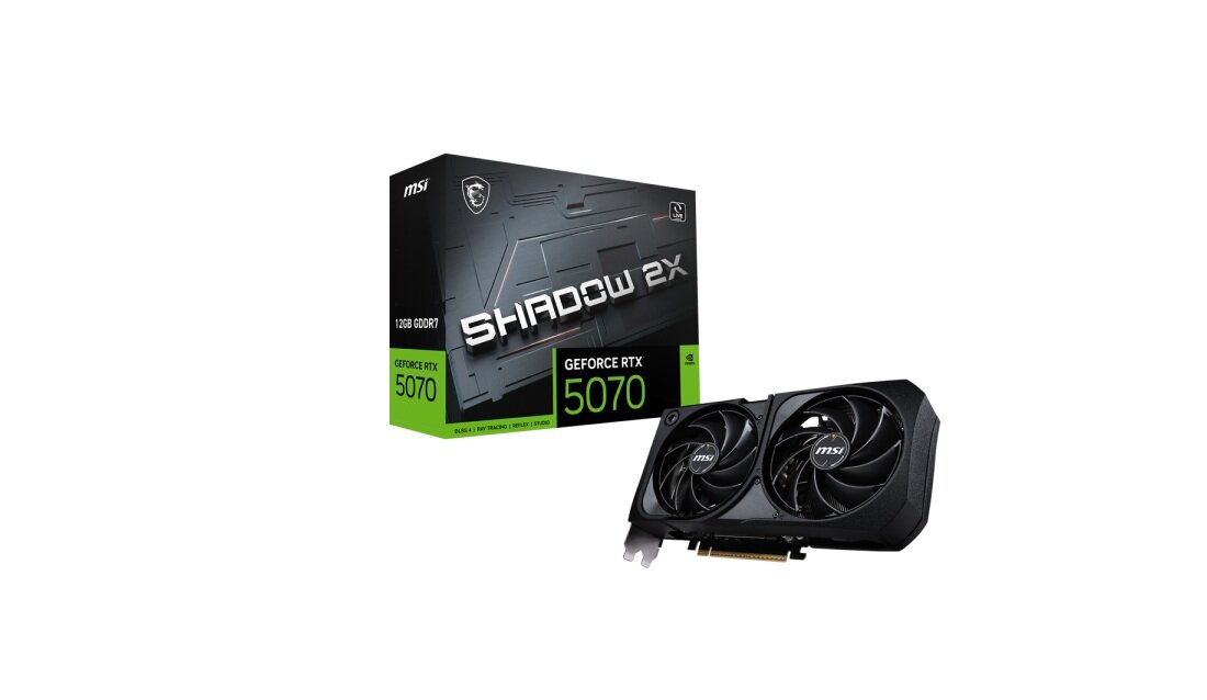 Видеокарта MSI GeForce RTX 5070 12G Shadow 2X