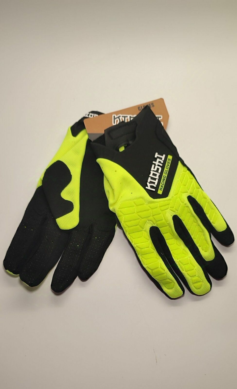 Мотоперчатки Kioshi GLA002 зеленый, размер L, арт: 555774-2