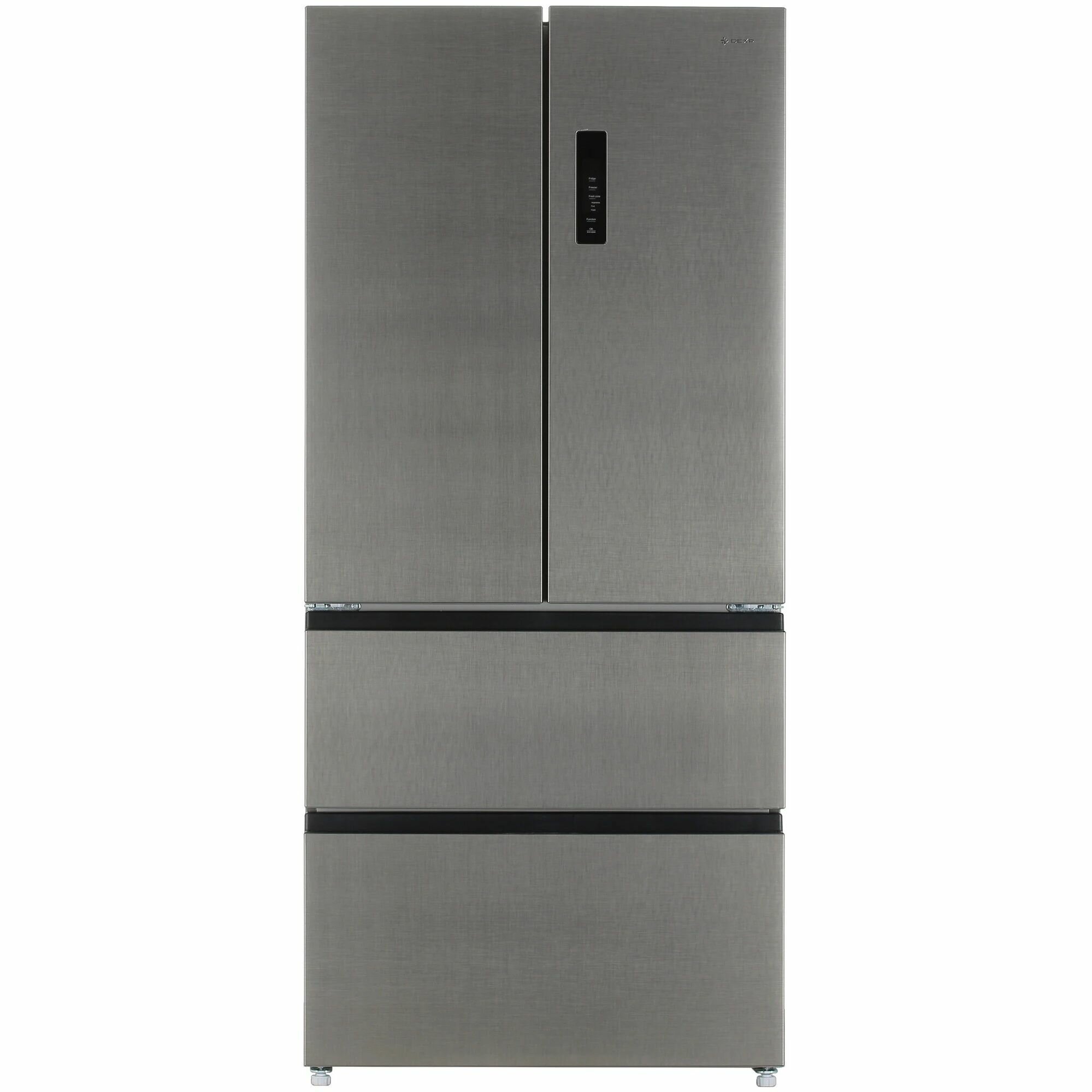 Холодильник DEXP MFr6-54AMG, многодверный, с морозильной камерой, серебристый