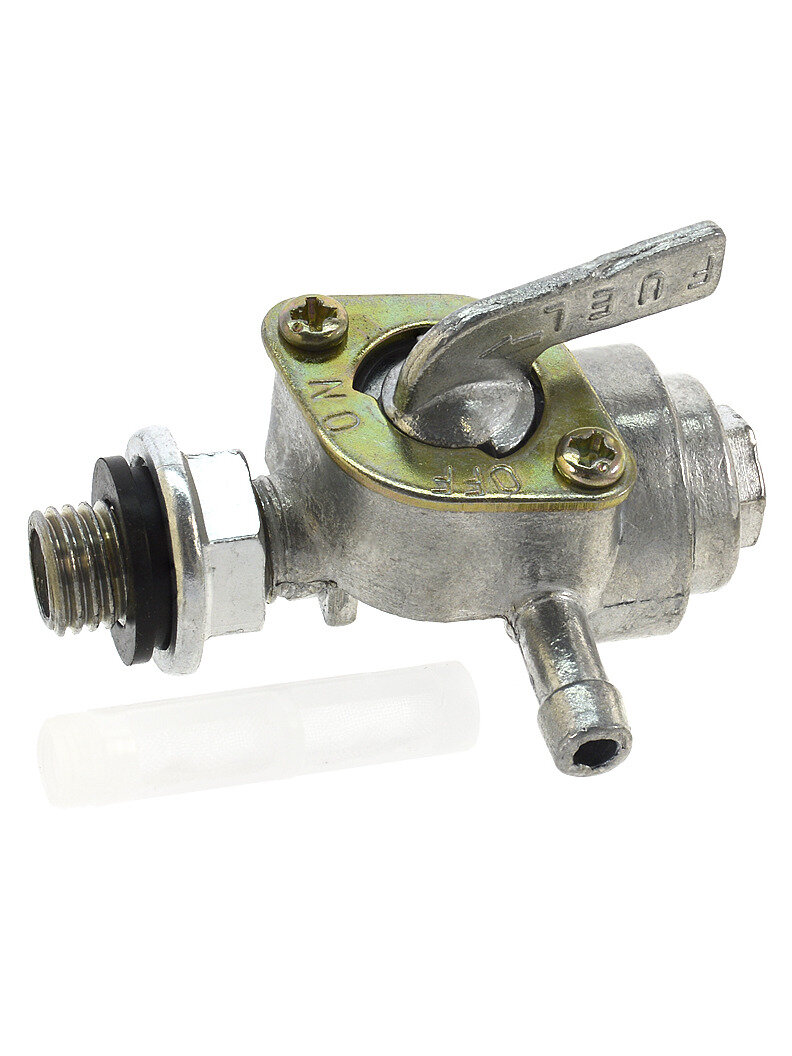 Кран топливный левый с отстойником (M10*1,25) для генератора CHAMPION GG2300