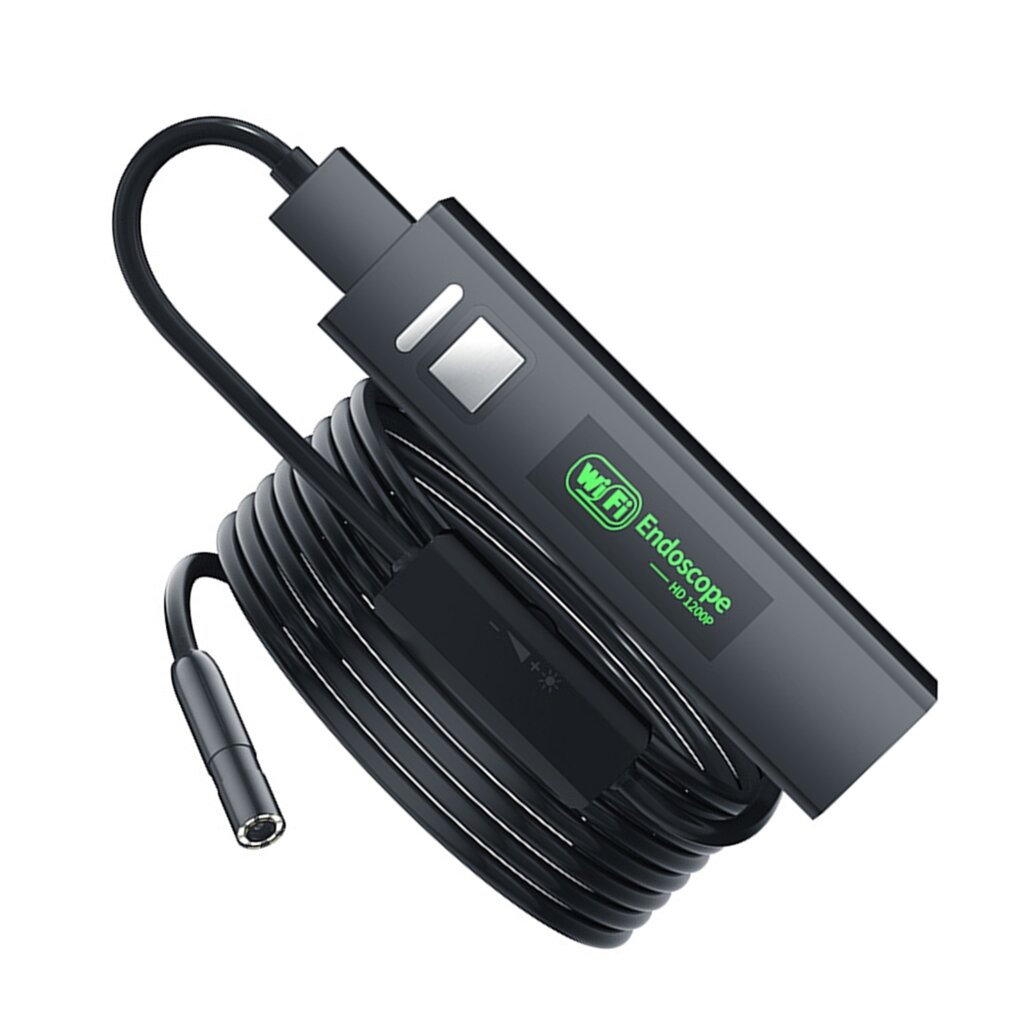 8 LED WIFI Змеиный Эндоскоп Бороскоп Инспекционная Камера Прицел Для ПК Телефона