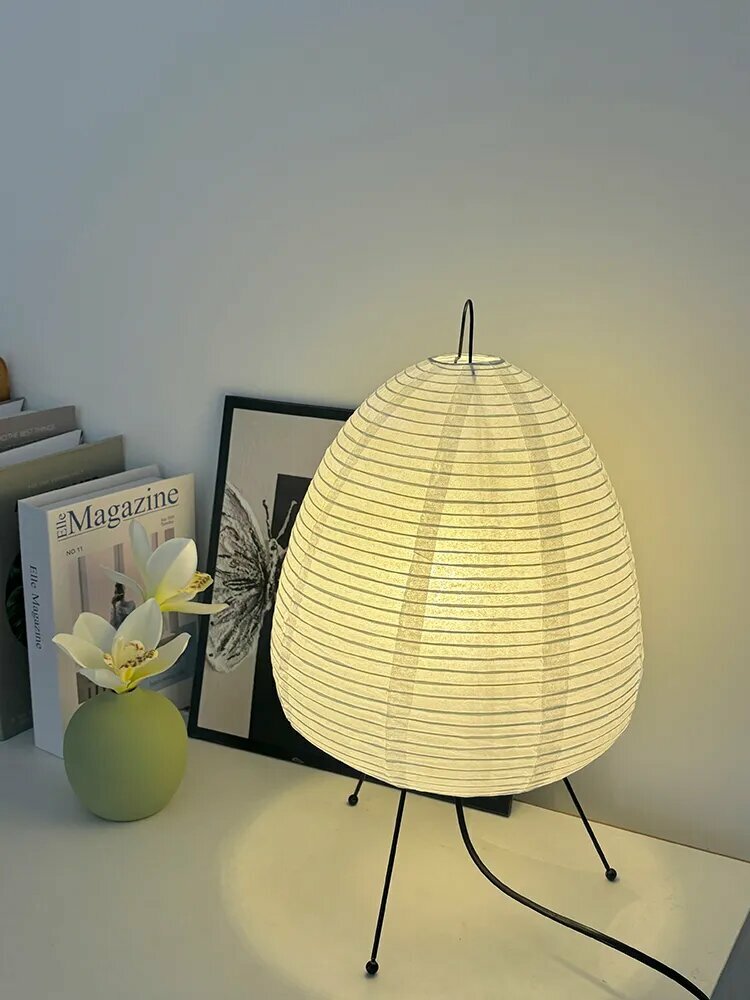 Напольный Светильник, Бумажный Абажур Сферической Формы, Японский Стиль