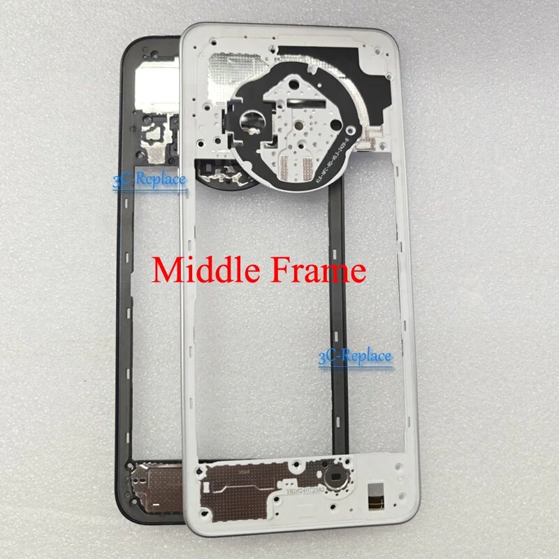 6,78 дюйма для Tecno Spark 30 4G KL6, крышка батарейного отсека, ЖК-дисплей, лицевая панель, передняя средняя рамка, задняя крышка корпуса, запасные части