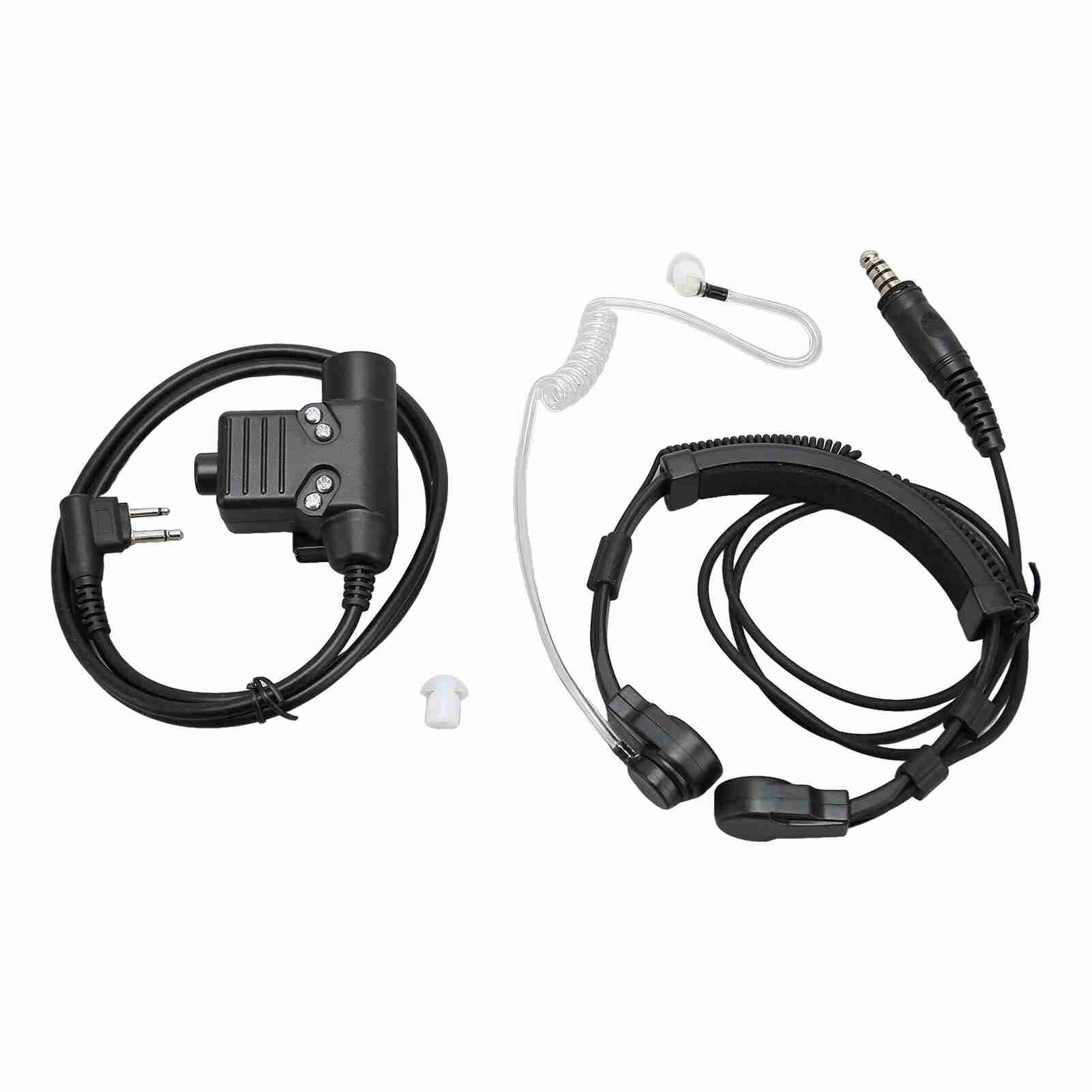 Горловой микрофон, гарнитура, спиральный наушник для рации с U94 PTT для Motorola XTN600 SV22C SU220 XV2600 XU2600, 2 контакта