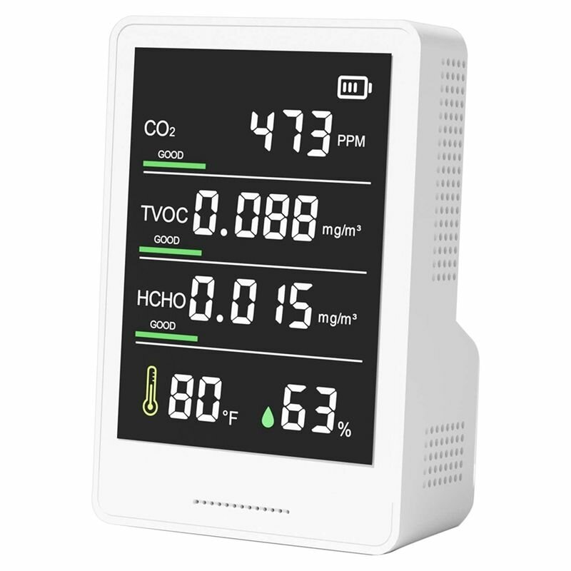 Монитор качества воздуха MyPads CO2, TVOC, HCHO с влажностью и температурой