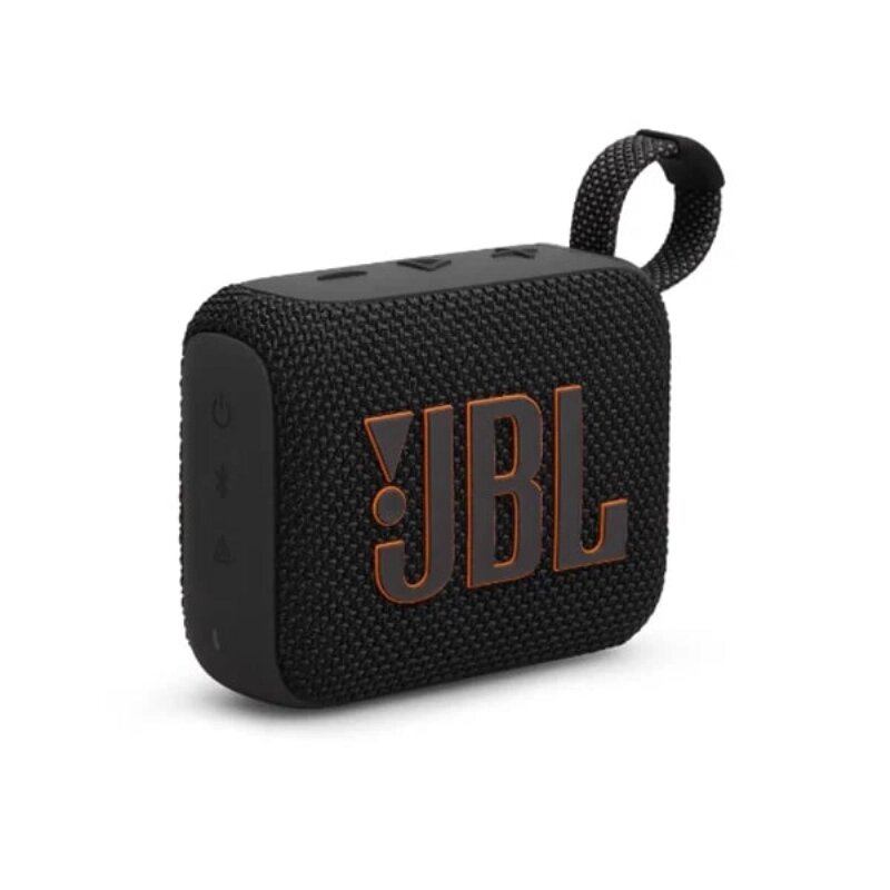 Портативная акустика JBL "Go 4", черная, влагозащита IP68, USB Type-C