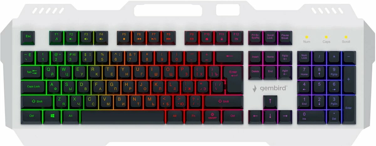 Клавиатура Gembird Black (KB-G710M-S)