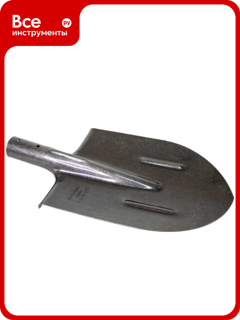 Лопата металлическая штыковая AV 700гр. из рельсовой стали (байонет русская)