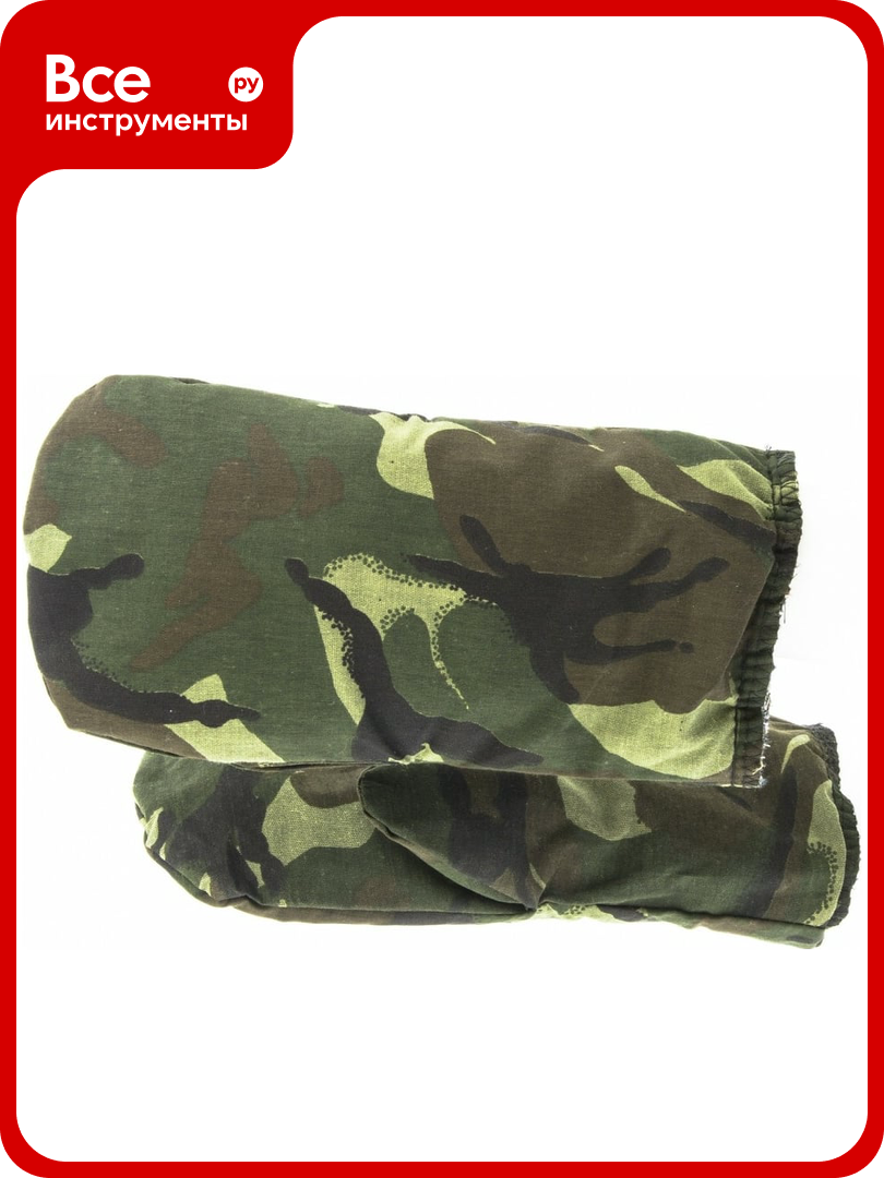 Зимние рукавицы СИБРТЕХ защита от пониж. температур и мех. воздействий, утеп. ватин, камуфляж // 68154 для защиты кожи