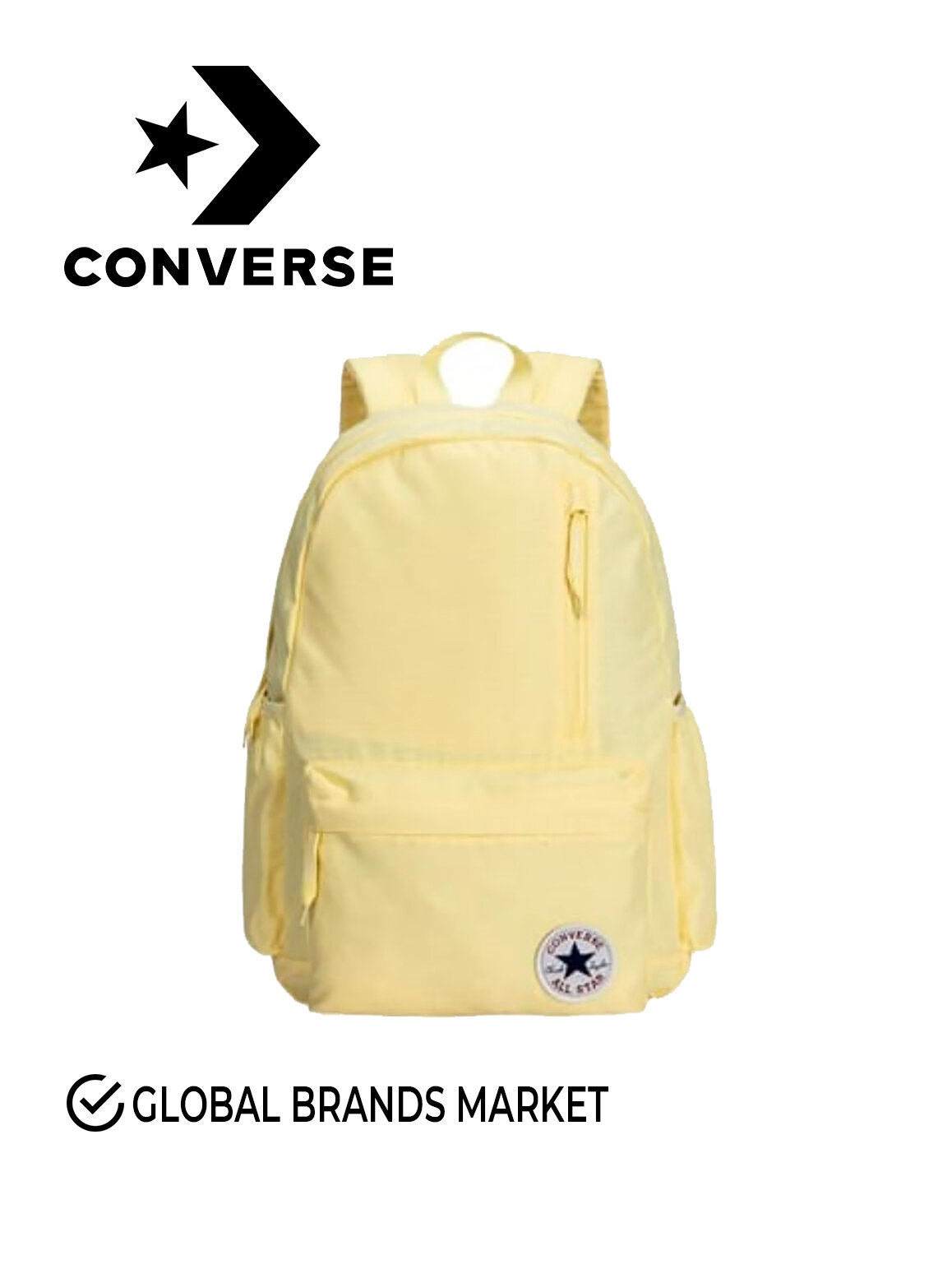 Рюкзак Converse, желтый, унисекс, школьный/для студентов/повседневный/городской