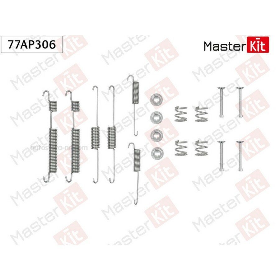 MASTERKIT 77AP306 Комплект установочный барабанных колодок