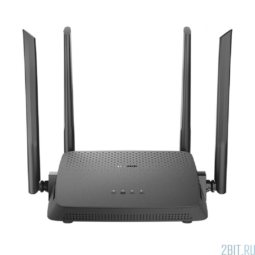 Роутер беспроводной D-Link DIR-825/RU/R7 (DIR-825/RU/R7A) AC1200 10/100/1000BASE-T черный