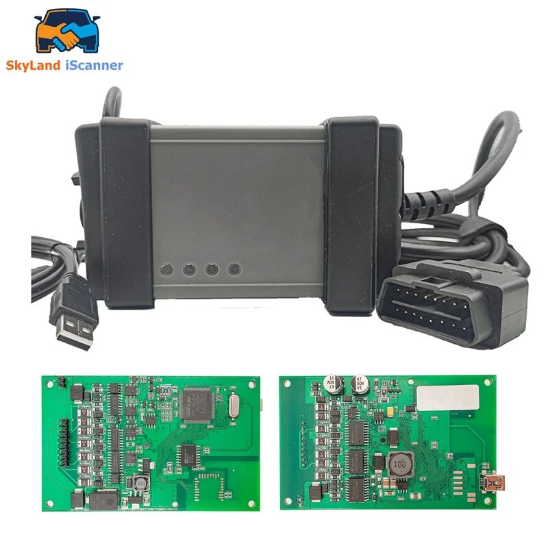 Диагностический Модуль DICE 2014D J2534 OBD2 Для Автомобилей Volvo, Протокол 1:1, Лучший Сервисный Модуль