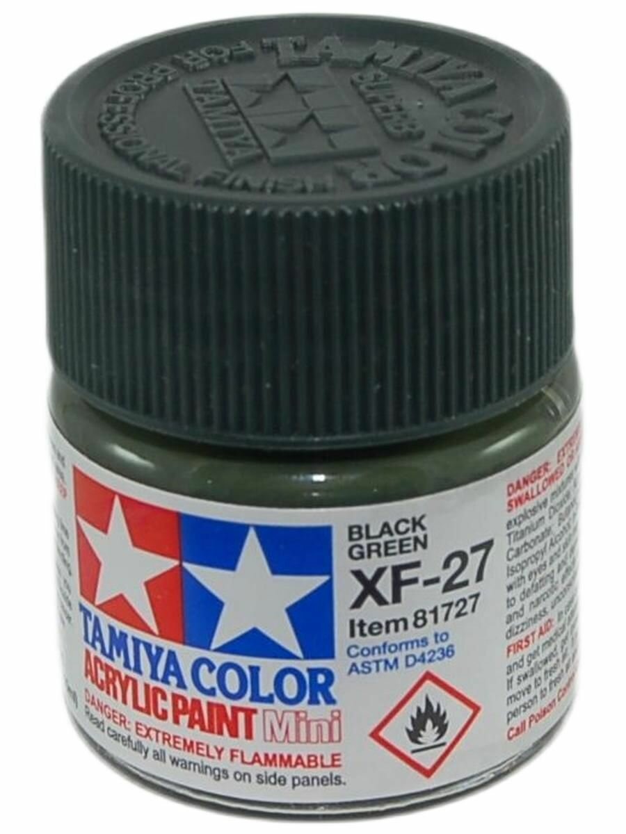 XF-27 Black Green ( Черно-зеленая ) акриловая краска, 10 мл.