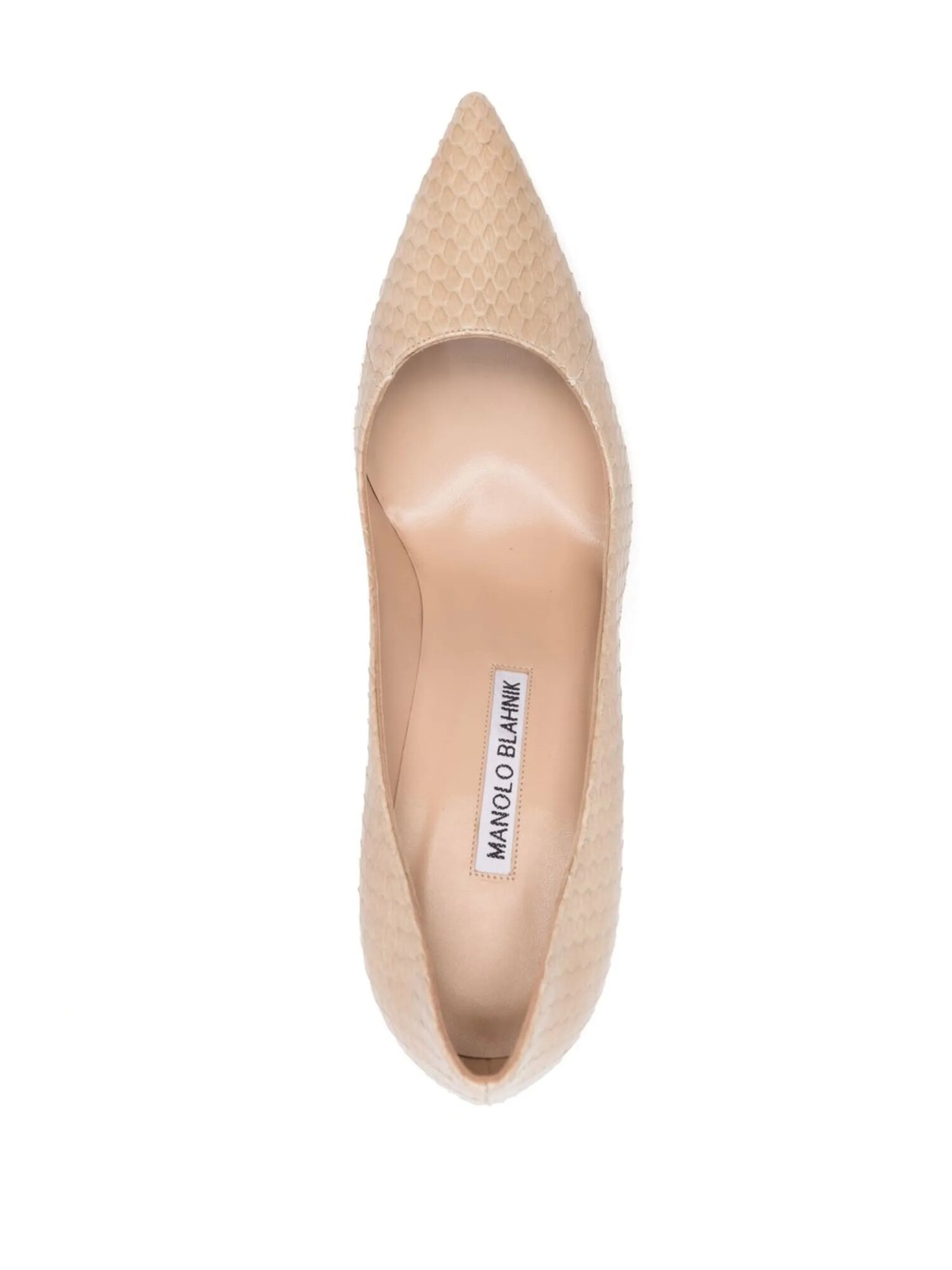 Туфли Manolo Blahnik Snakeskin pointed toe pumps, размер 39,5, разноцветный — фото 1