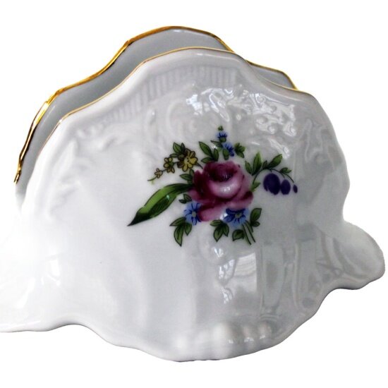 Салфетник Bernadotte , декор "Мейсенский букет" (БЕР0097)