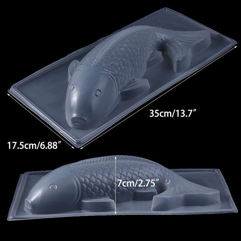 Форма для рисового пирога с большим карпом (плюс рулет пузырьками)