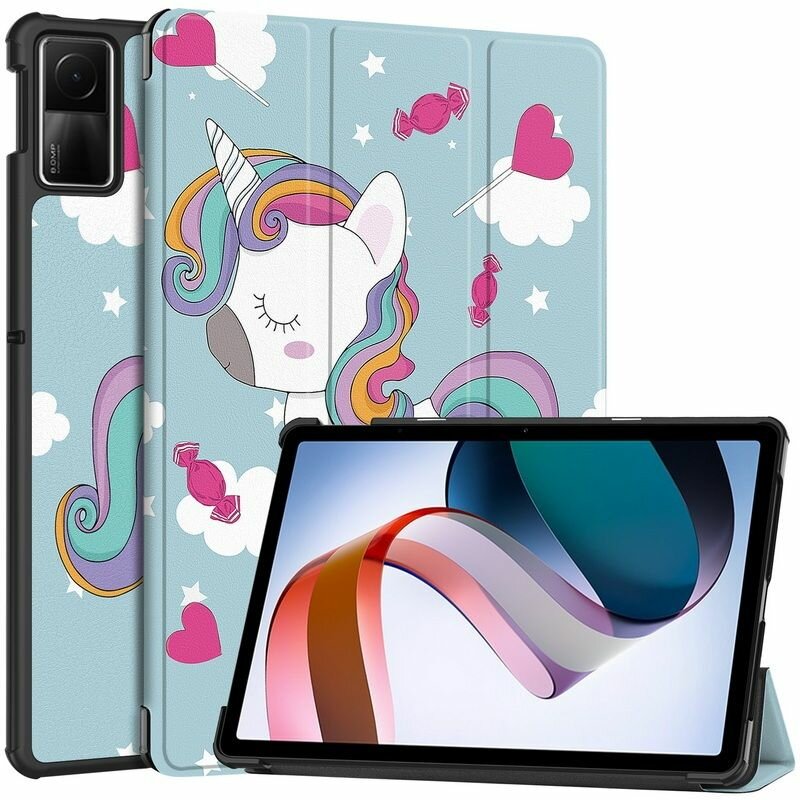 Защитная чехол для планшета, подходит для REDMI PAD SE 11 дюймов, складной цветной корпус