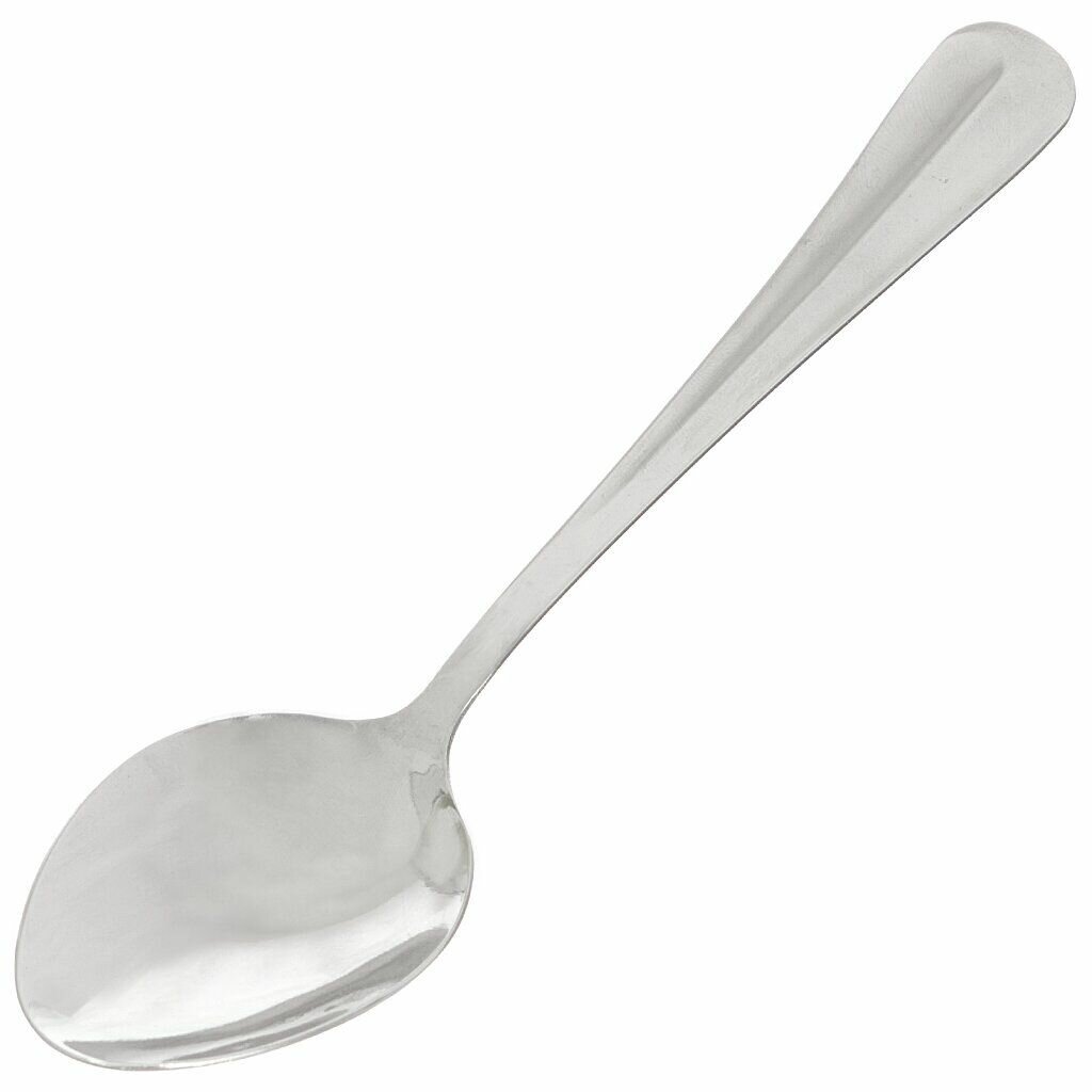 Ложка столовая Добросталь из нержавеющей стали, серебристая, Уют