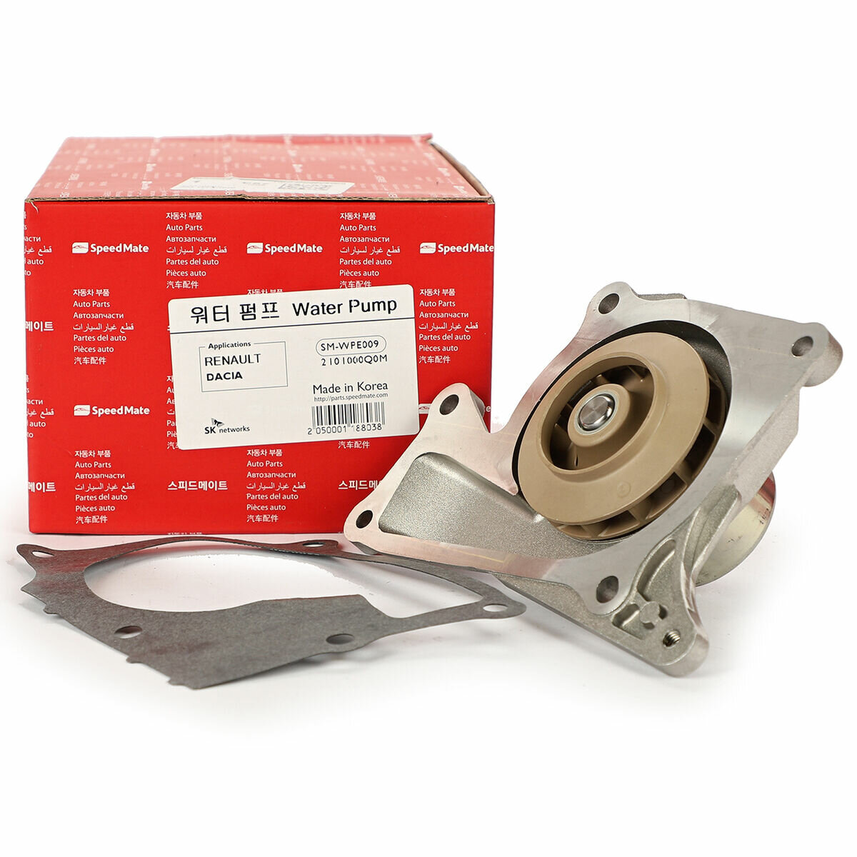 Помпа Renault Clio Iii, Fluence, Kangoo Ii, Laguna Iii, Megane Iii, Scenic Iii/Nissan Qashqai, Qashqai+2 ((Speedmate Sm-Wpe009) — фото 1