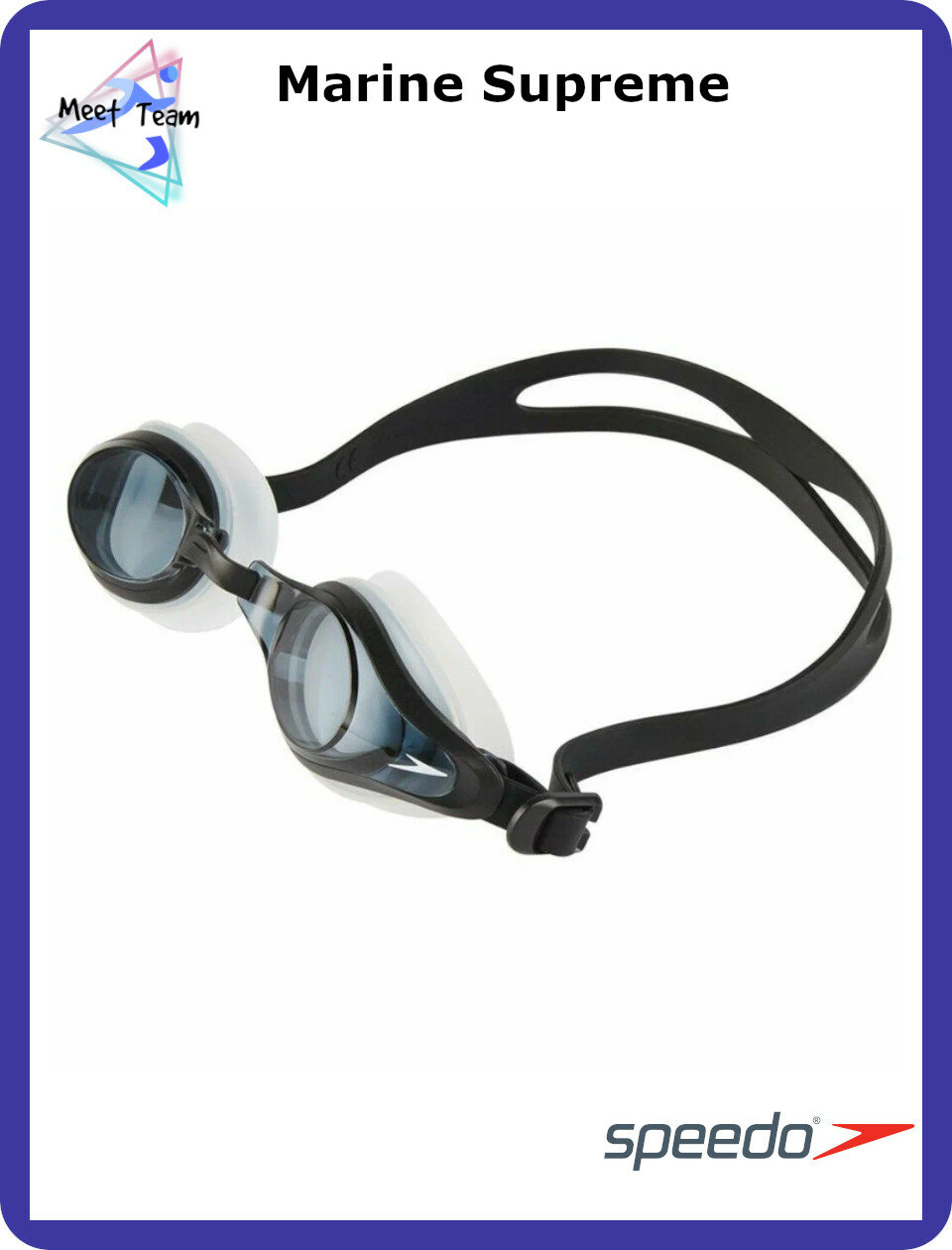 Очки SPEEDO Mariner Supreme OPT GOG AU 8-11321 7.0 / черный-дымчатый (8-11321B973-B973)